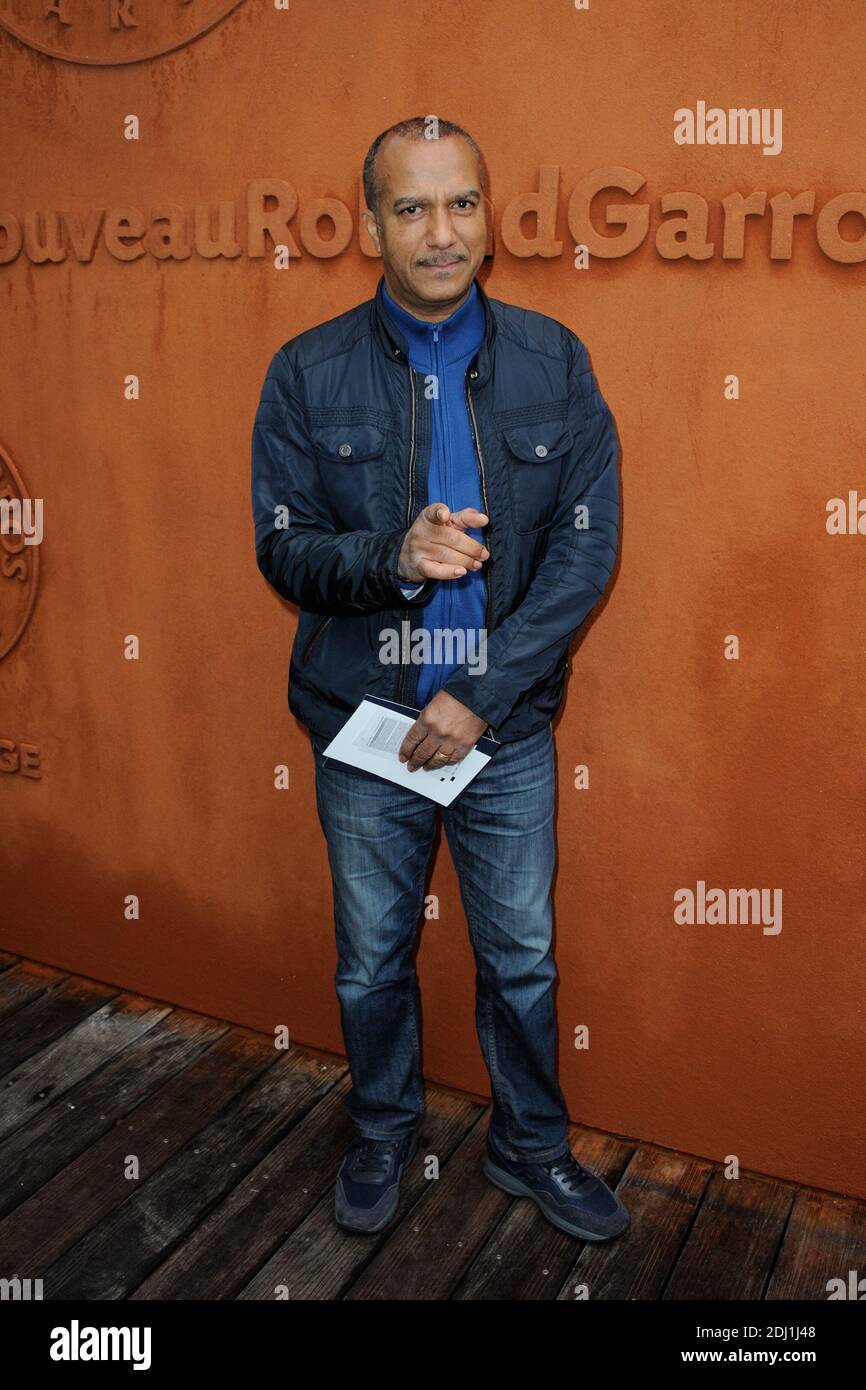 Pascal Legitimus posing at the Village during French Tennis Open at ...
