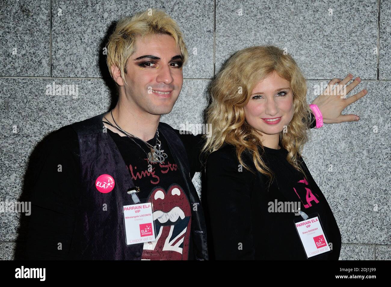 Mikelangelo Loconte et Diane Dassigny assistent a la 11eme Ceremonie du ...