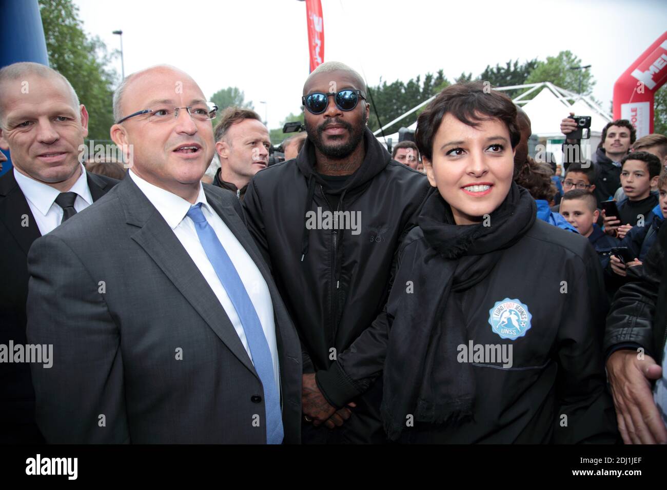 The French Minister of Education Najat Vallaud-Belkacem and french ...