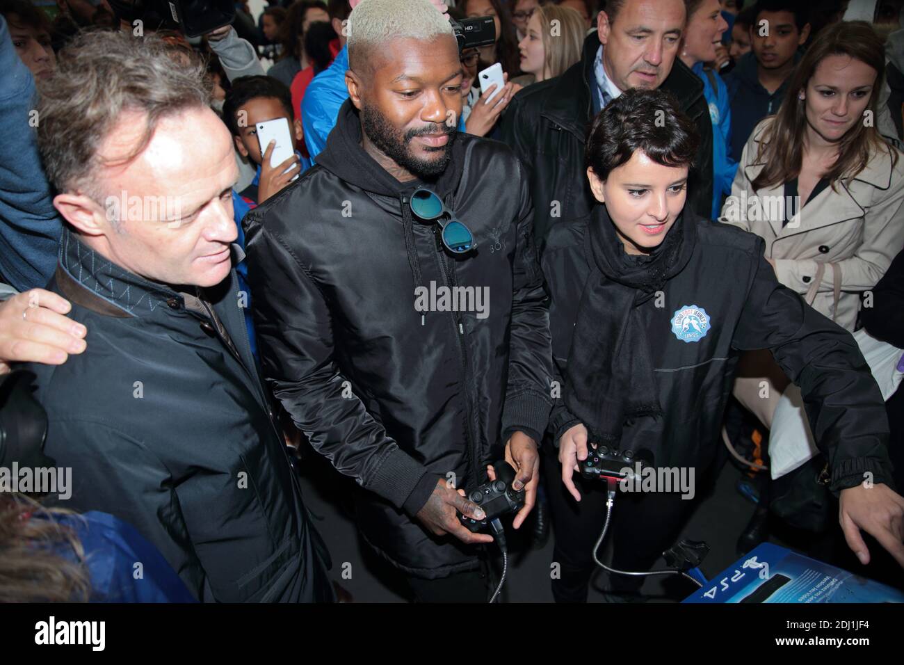 The French Minister of Education Najat Vallaud-Belkacem and french ...