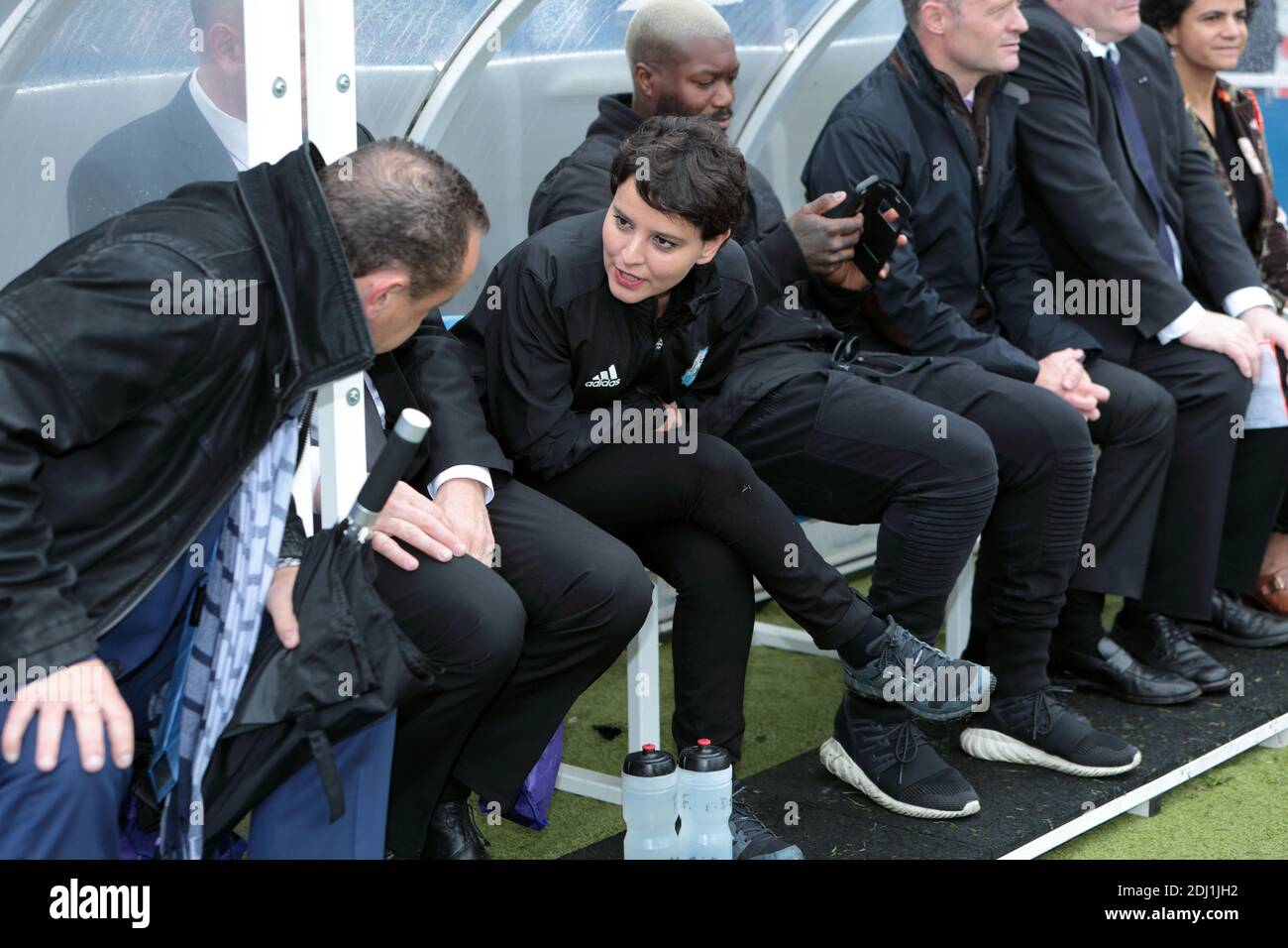 The French Minister of Education Najat Vallaud-Belkacem and french ...