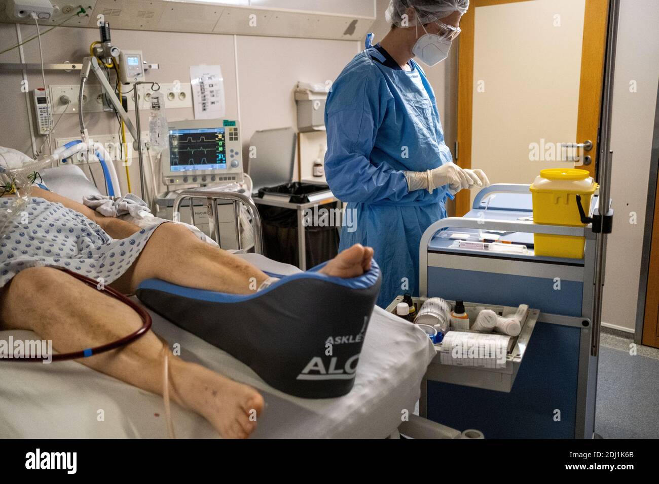 Report at the intensive care unit of the Liege hospital very impacted ...