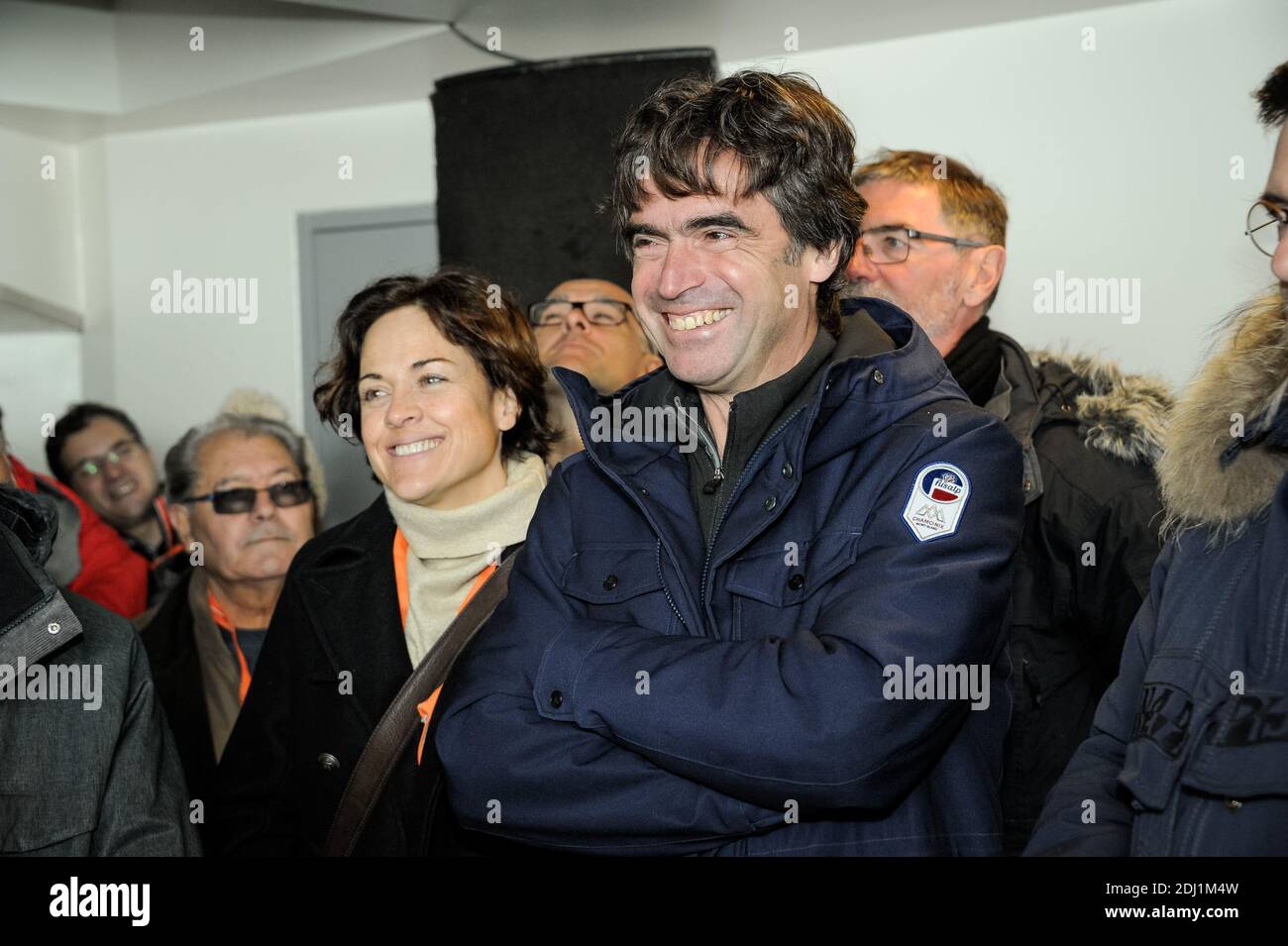 Guest, Eric Fournier attending the Inauguration of the renovation of ...