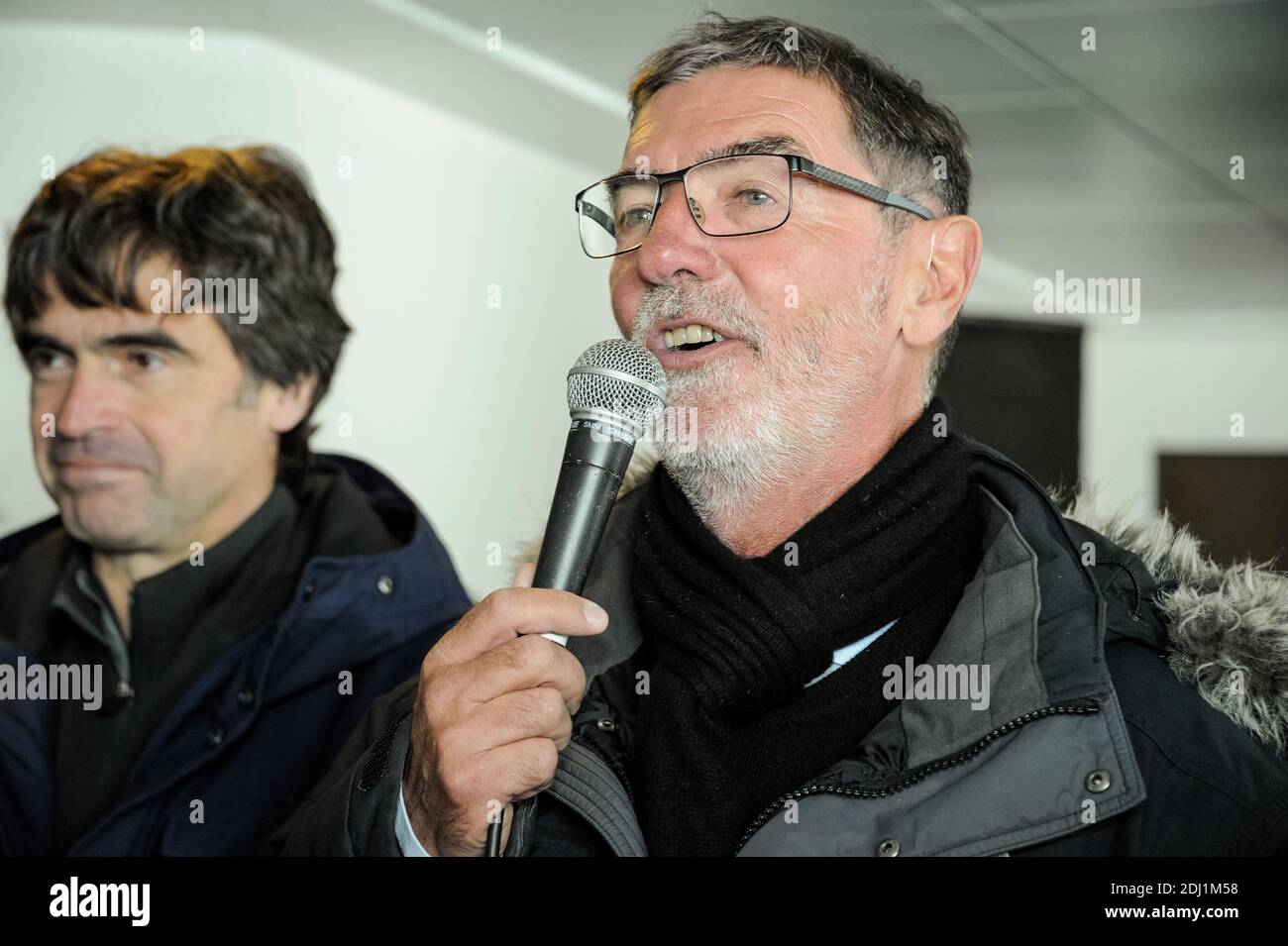 Eric Fournier, Alain Cavalli attending the Inauguration of the ...