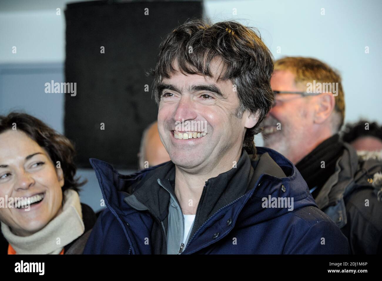 Eric Fournier attending the Inauguration of the renovation of the ...