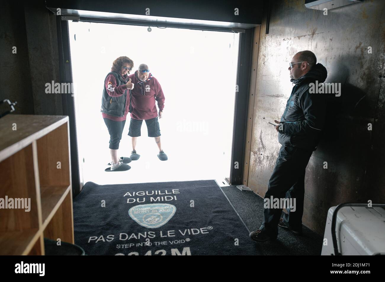 The world famous Step Into The Void, during the Inauguration of the ...