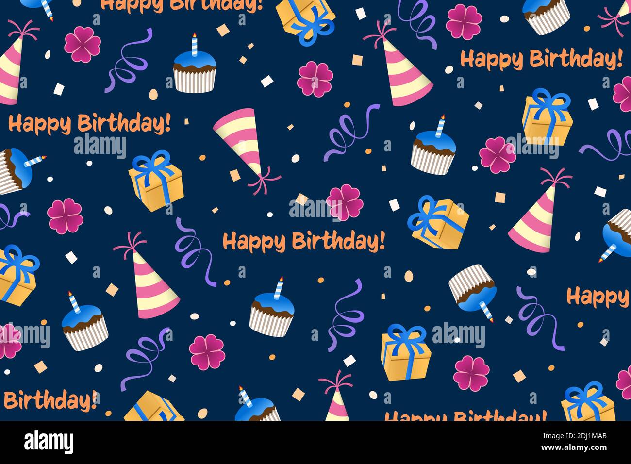Happy Birthday Sticker High Resolution Stock Photography and Images - Alamy