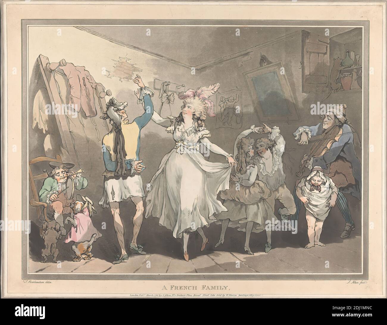 A French Family, Samuel Alken, 1756–1815, British, after Thomas ...