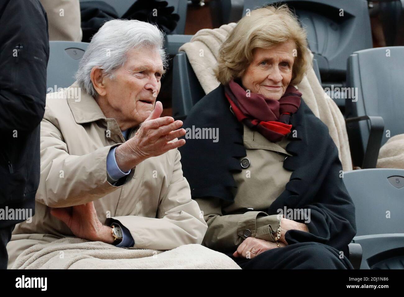Oldest living winner of French tennis Open USA's Budge Patty attending ...