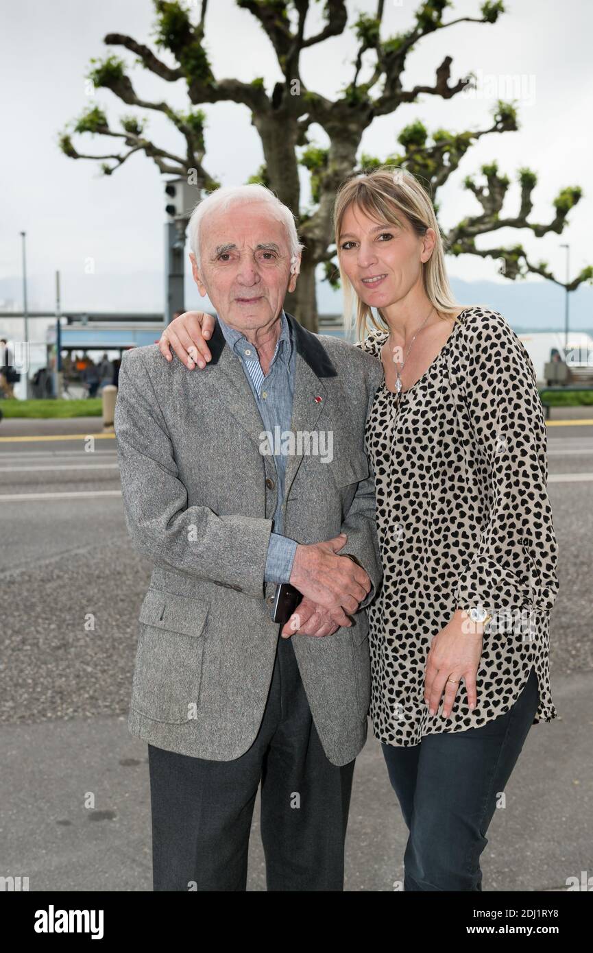 French and armenian singer, Charles Aznavour, celebrates his 92 years ...