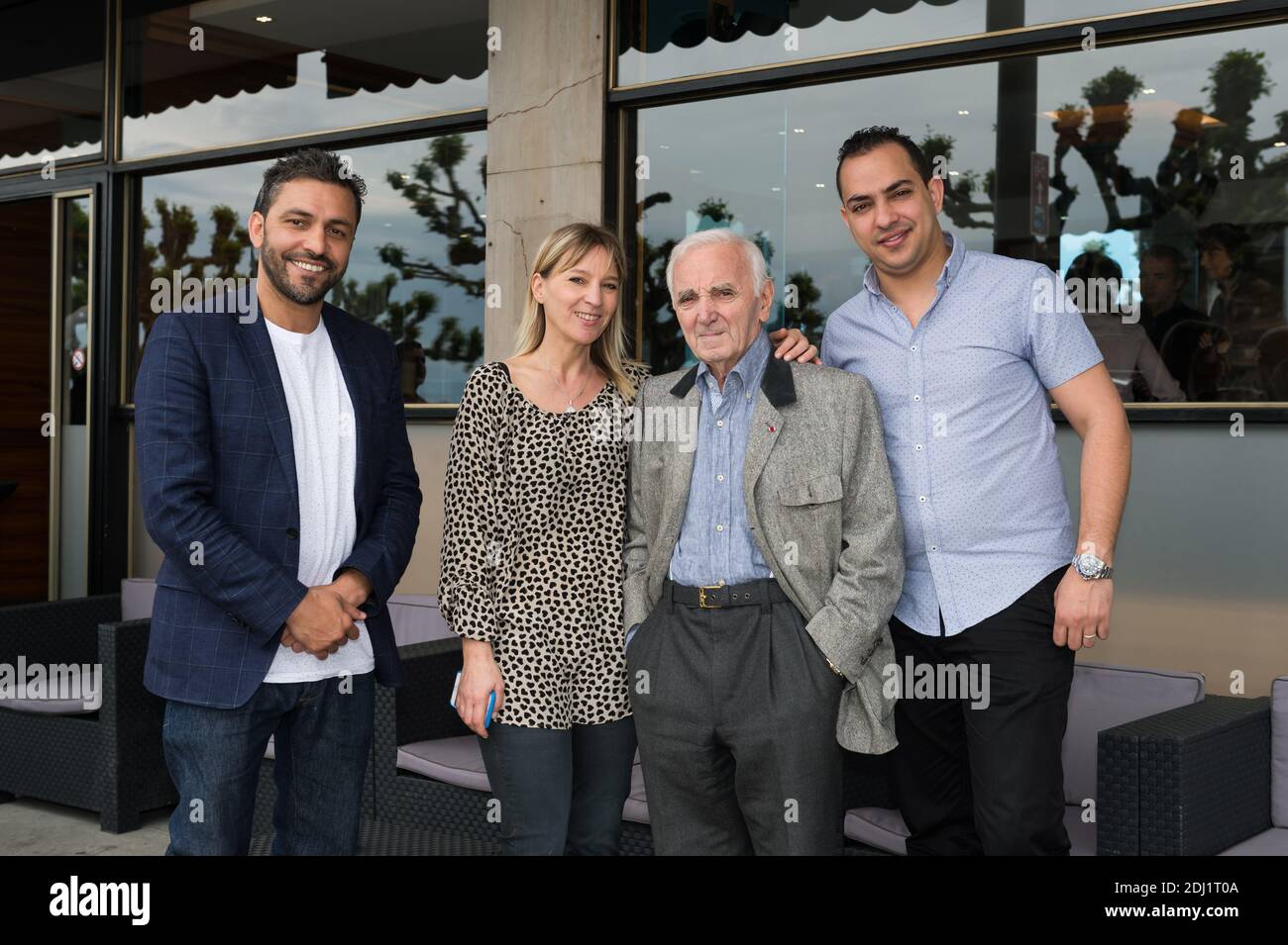 French and armenian singer, Charles Aznavour, celebrates his 92 years ...