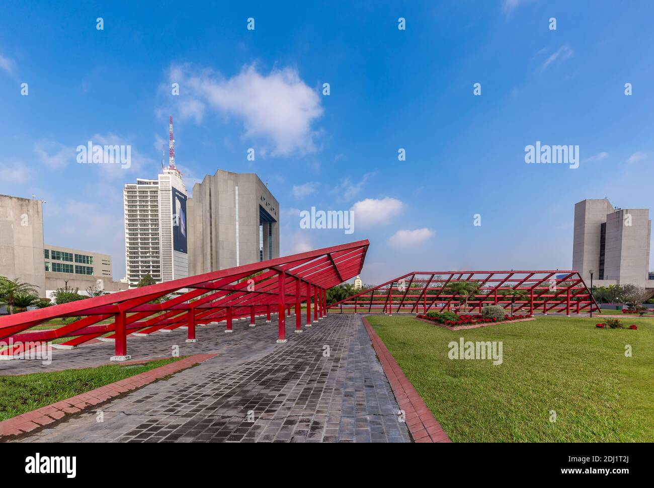 Monterrey, Mexico-11 February, 2020: Monterrey, Landmark Macroplaza, La ...