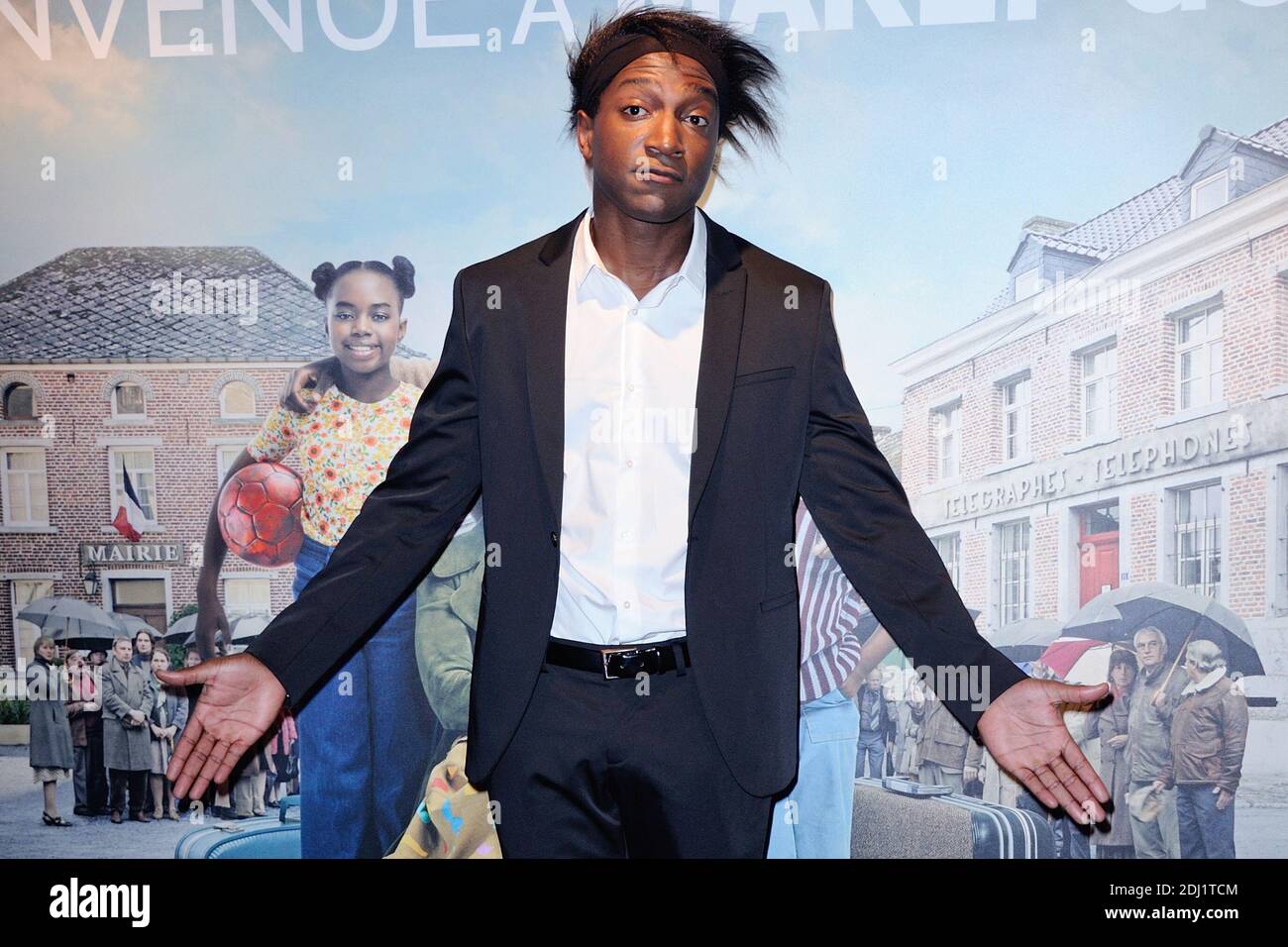 Kamini Zantoko assiste a l'avant-premiere du film 'Bienvenue a Marly ...