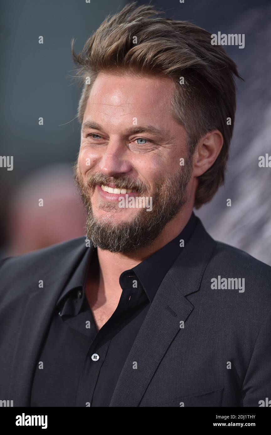 Travis Fimmel attends the Premiere of Universal Pictures' 'Warcraft' at ...