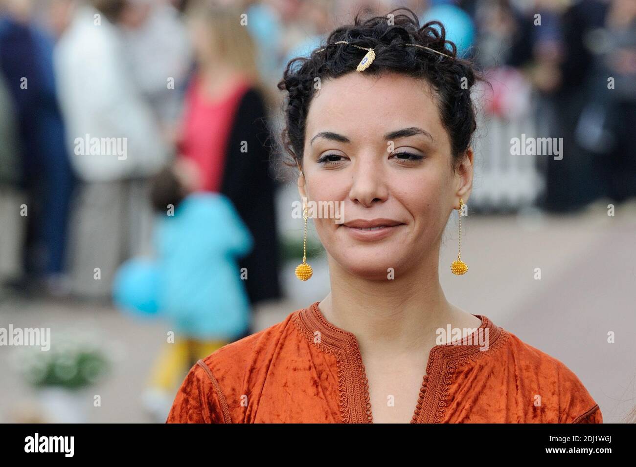 Loubna Abidar attending the opening ceremony of the 30th Cabourg Film ...
