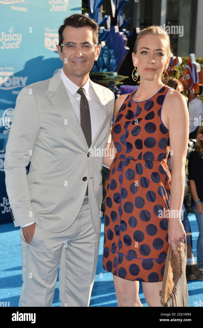 Ty Burrell and Holly Burrell attend the World Premiere of Disney-Pixar ...