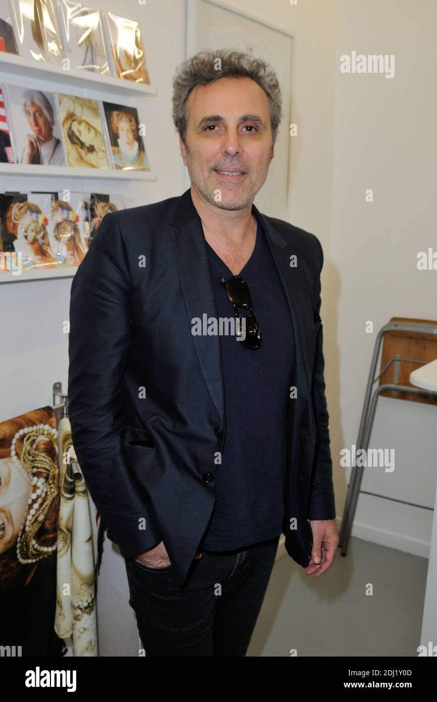 Gilbert Melki during the 55 Politiques by Stephanie Murat exhibition ...
