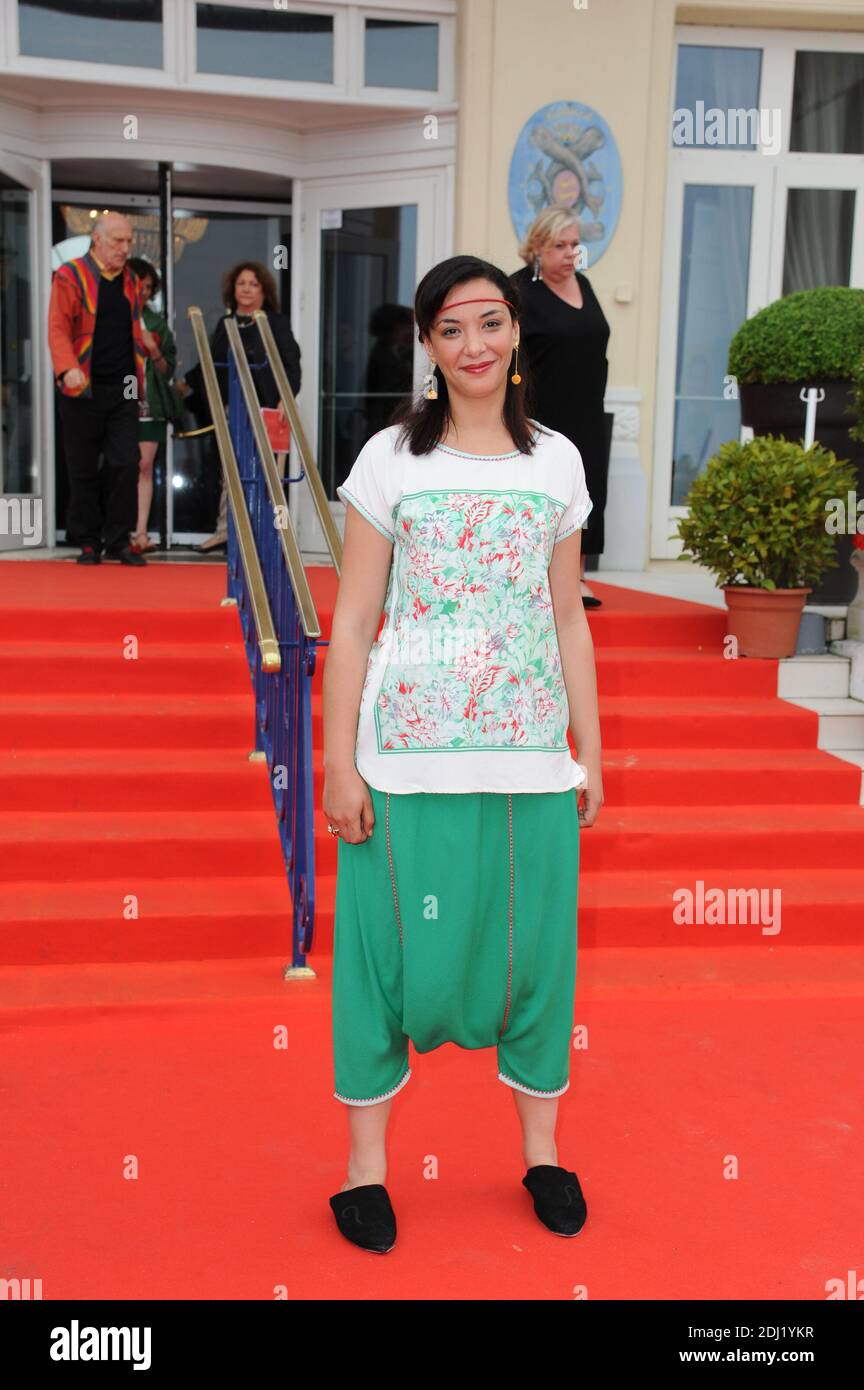 Loubna Abidar during the 30th Cabourg Romantic Film Festival, in ...