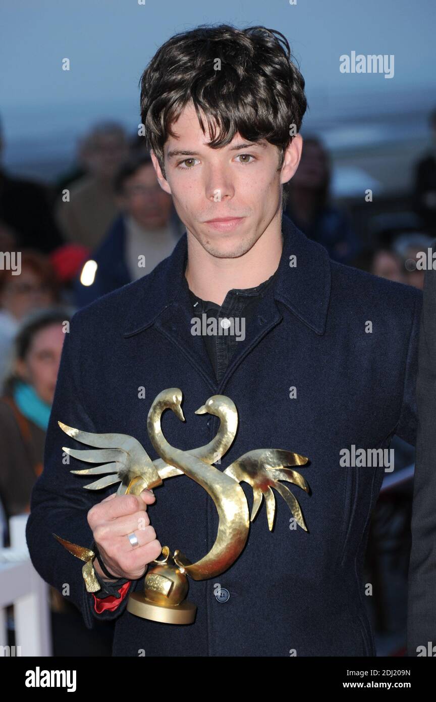 Phenix Brossard posing with his Swann during the 30th Cabourg Romantic ...