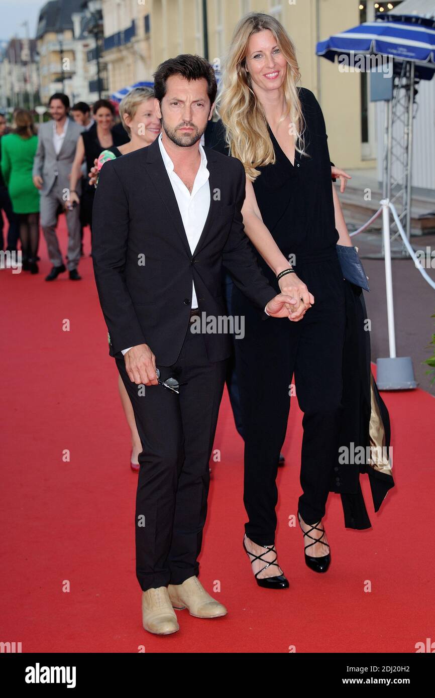 Frederic Diefenthal et sa compagne assistent au tapis rouge de cloture ...