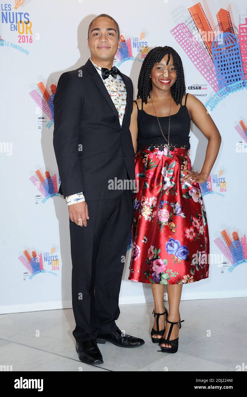 Travis Taute et Nosipho Dumisa assistent au Diner de Gala Nuits en Or ...