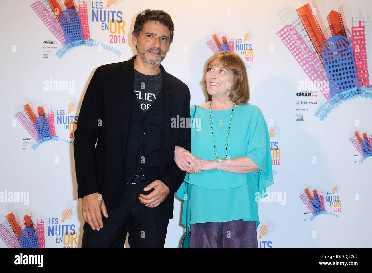 Pascal Elbe et Carmen Maura assistent au Diner de Gala Nuits en Or 2016 ...