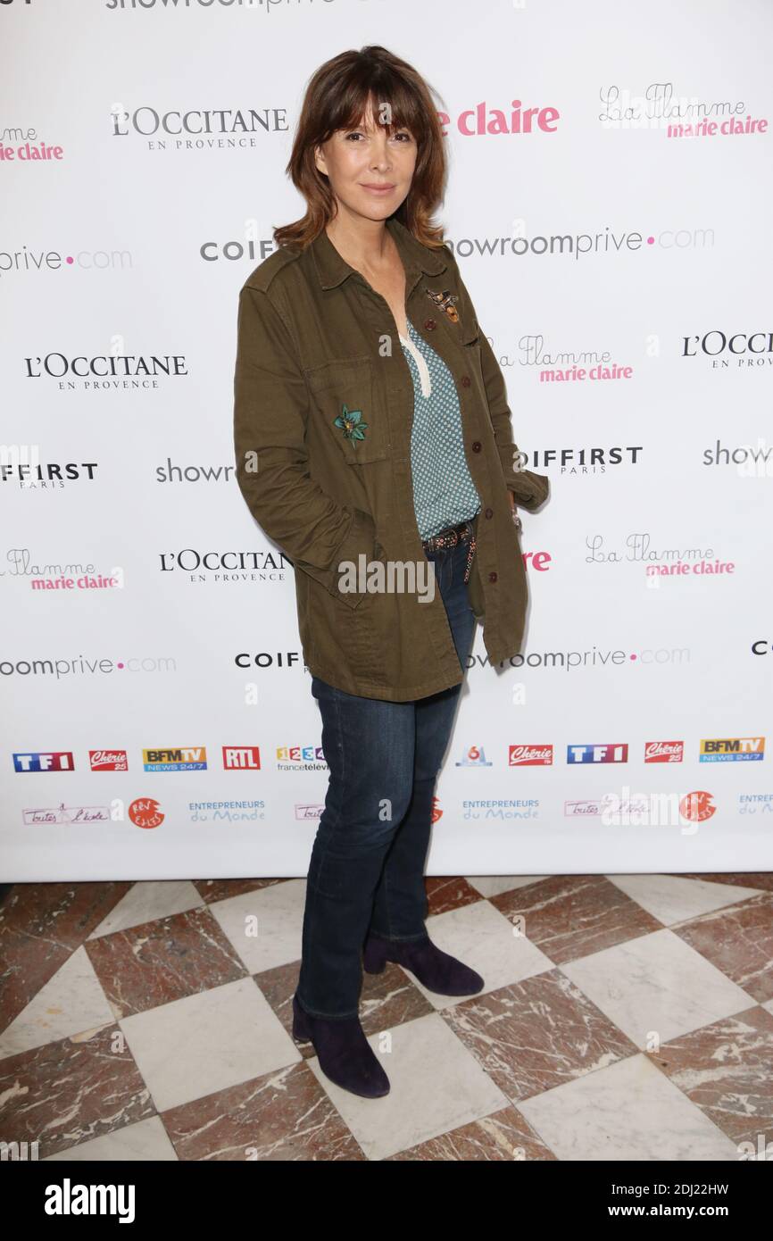 Tina Kieffer assiste a la conference de presse La Flamme Marie-Claire ...