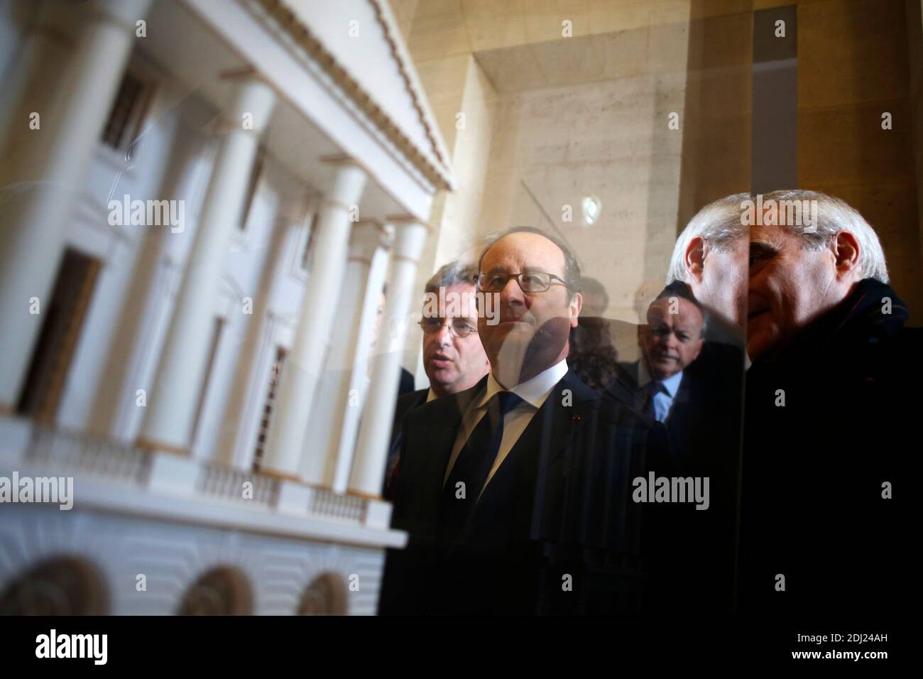 French President Francois Hollande along with Chief architect of France ...