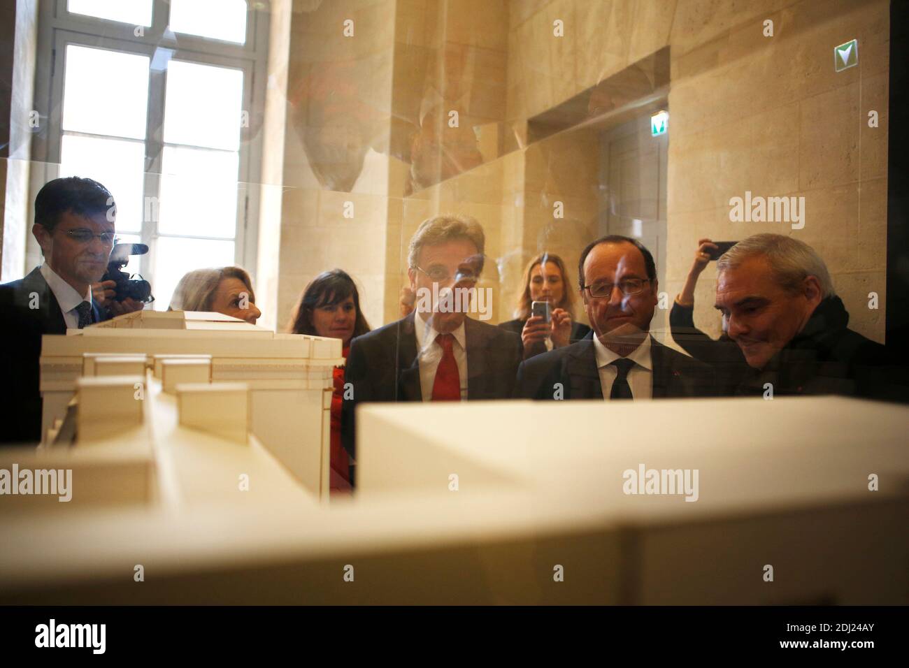 French President Francois Hollande along with Chief architect of France ...