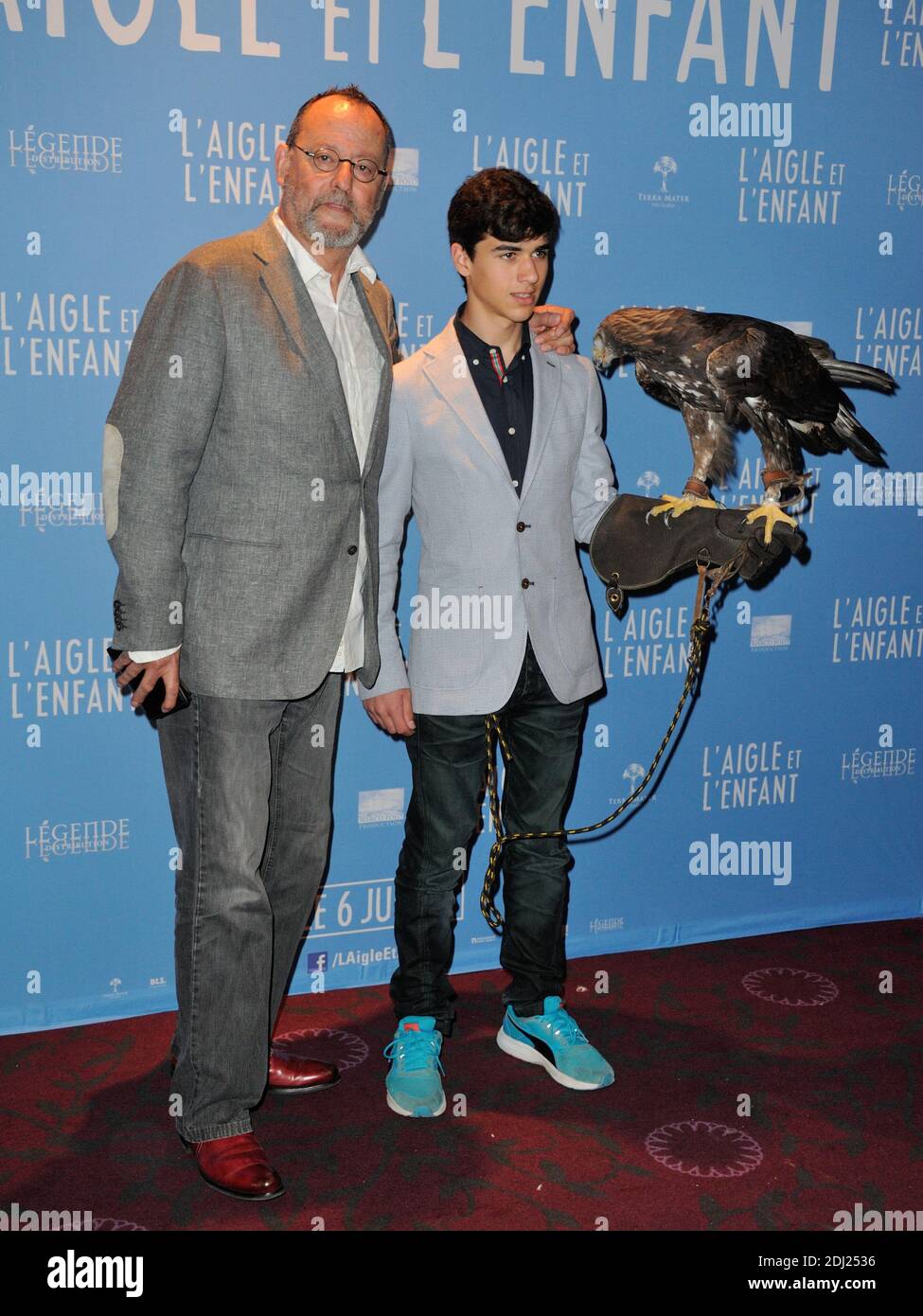 Jean Reno and Manuel Camacho attend the premiere of 'L'Aigle et l ...