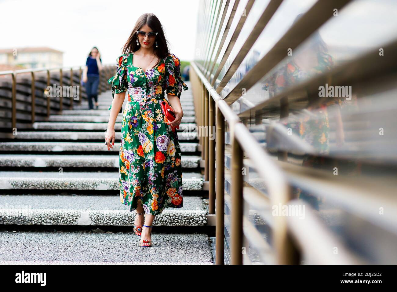 Street style, Iulia Deme at Pitti Uomo 90 held at Fortaleza Da Basso ...