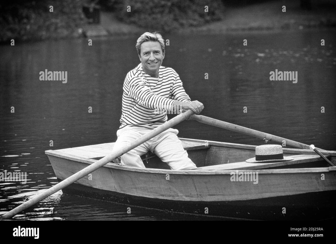 File photo of late TV personality Pascal Sevran at his countryside home ...