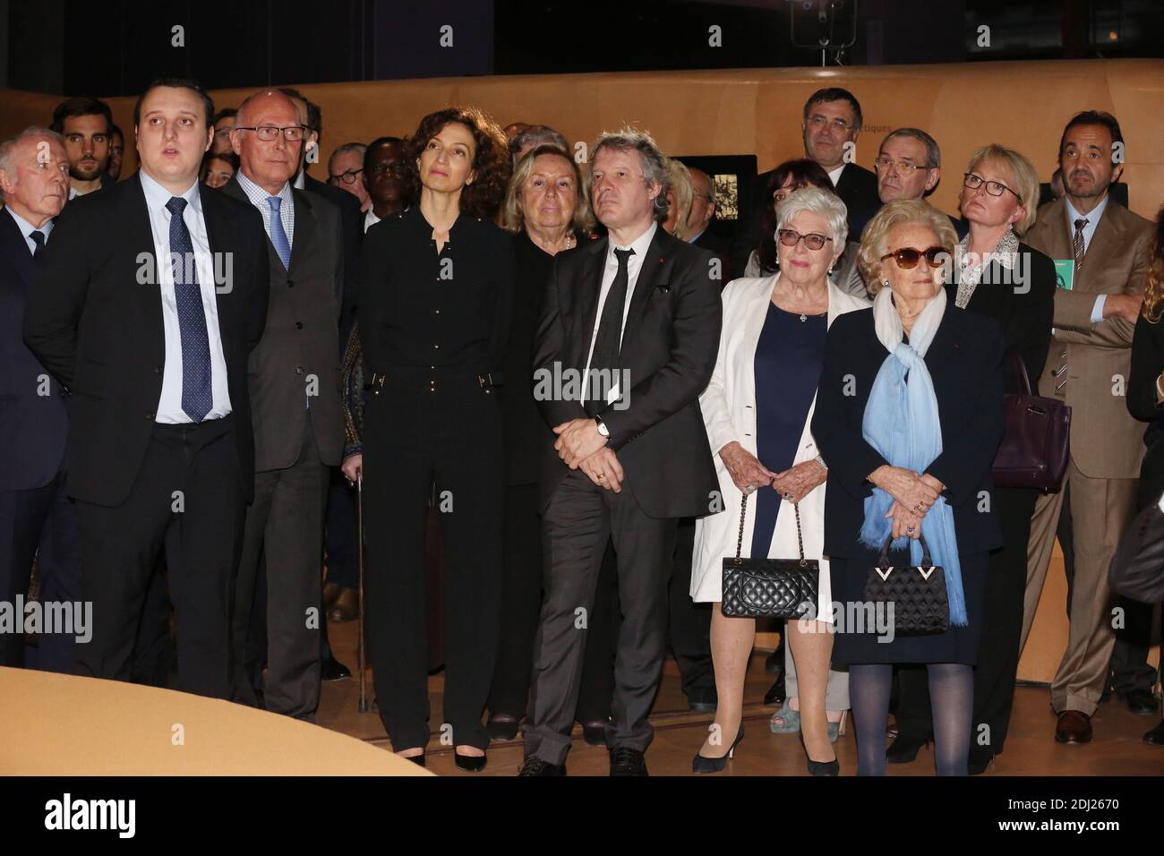 Francois Pinault, Martin Rey-Chirac, Audrey Azoulay, Thierry Rey, Line ...