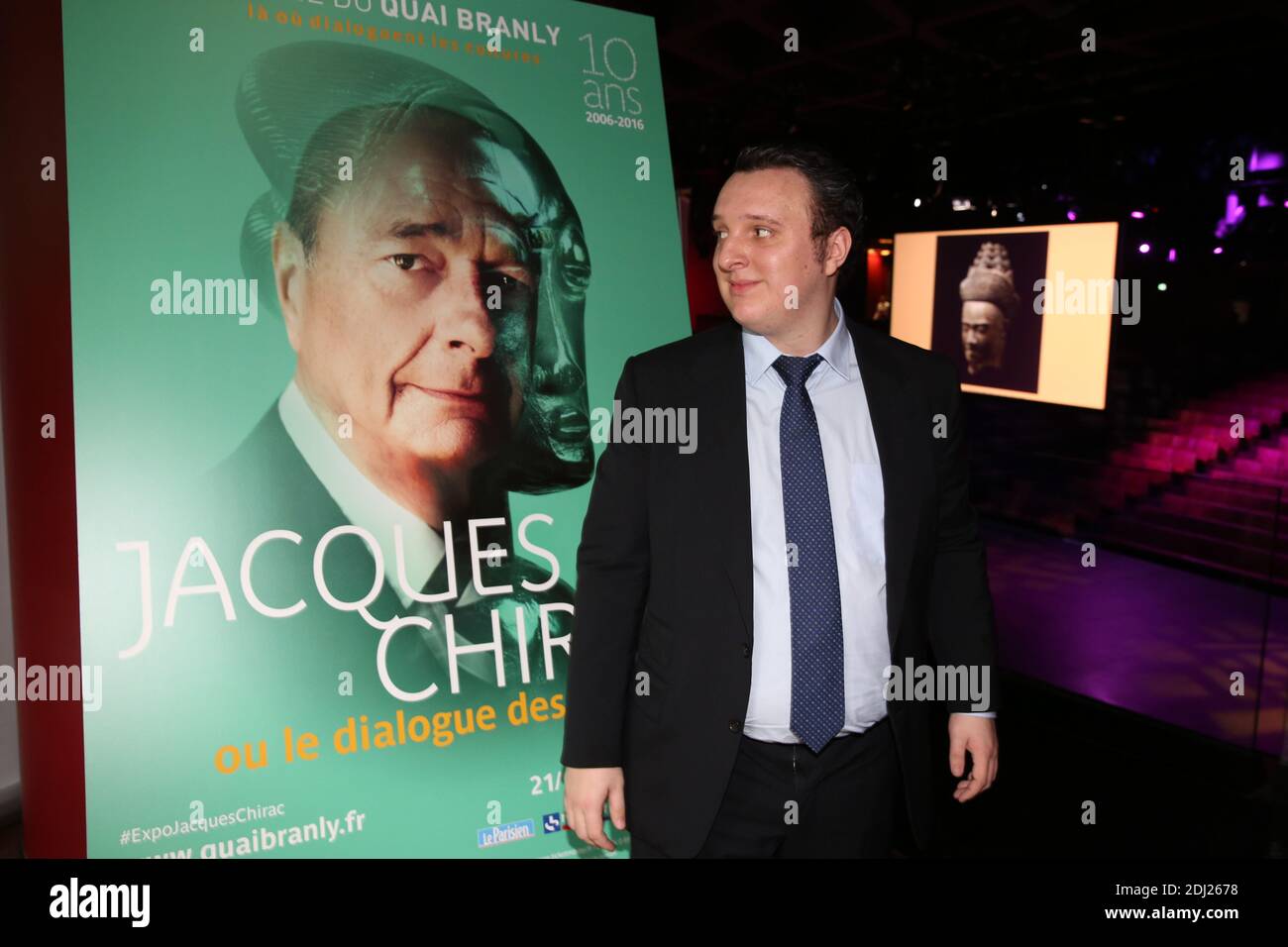 Martin Rey-Chirac attending the opening of the exhibition 'Jacques ...