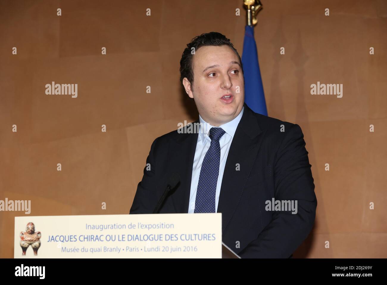Martin Rey-Chirac attending the opening of the exhibition 'Jacques ...