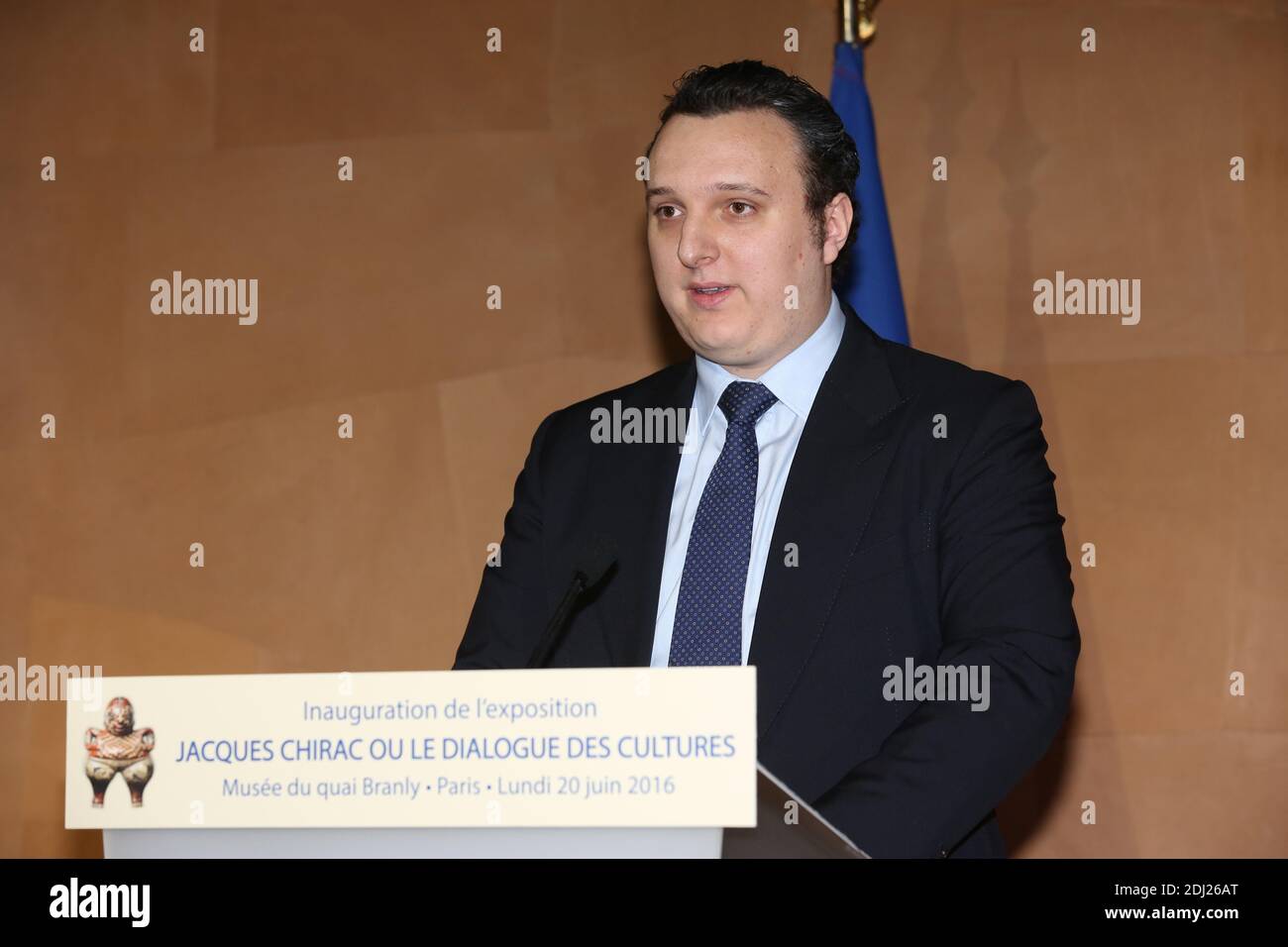 Martin Rey-Chirac attending the opening of the exhibition 'Jacques ...