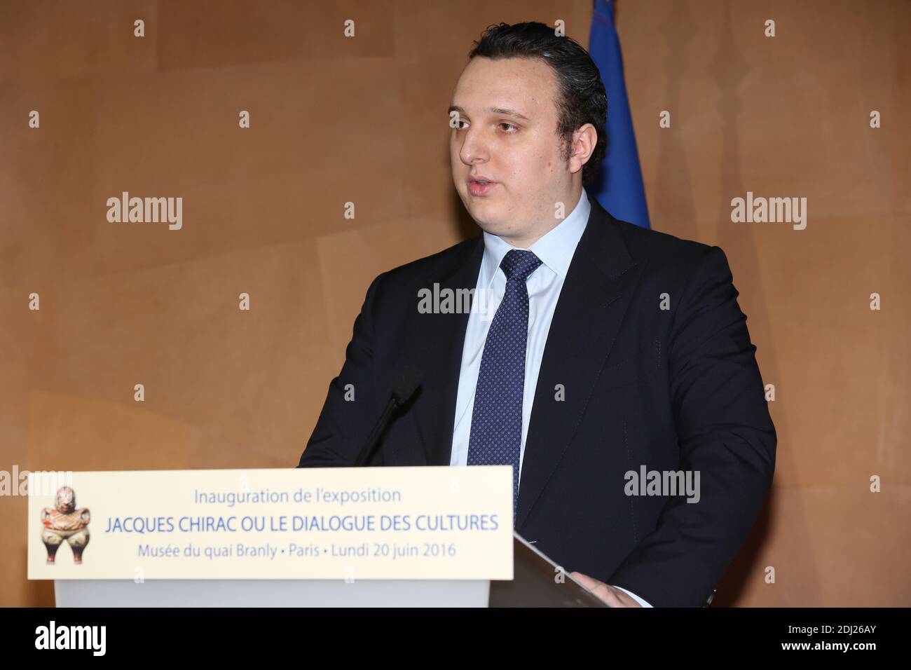 Martin Rey-Chirac attending the opening of the exhibition 'Jacques ...