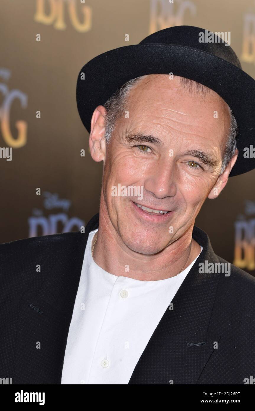 Mark Rylance attends Disneys The BFG premiere at the El Capitan Theatre ...