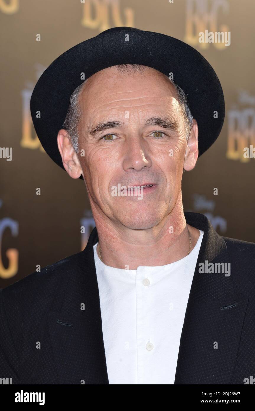 Mark Rylance attends Disneys The BFG premiere at the El Capitan Theatre ...