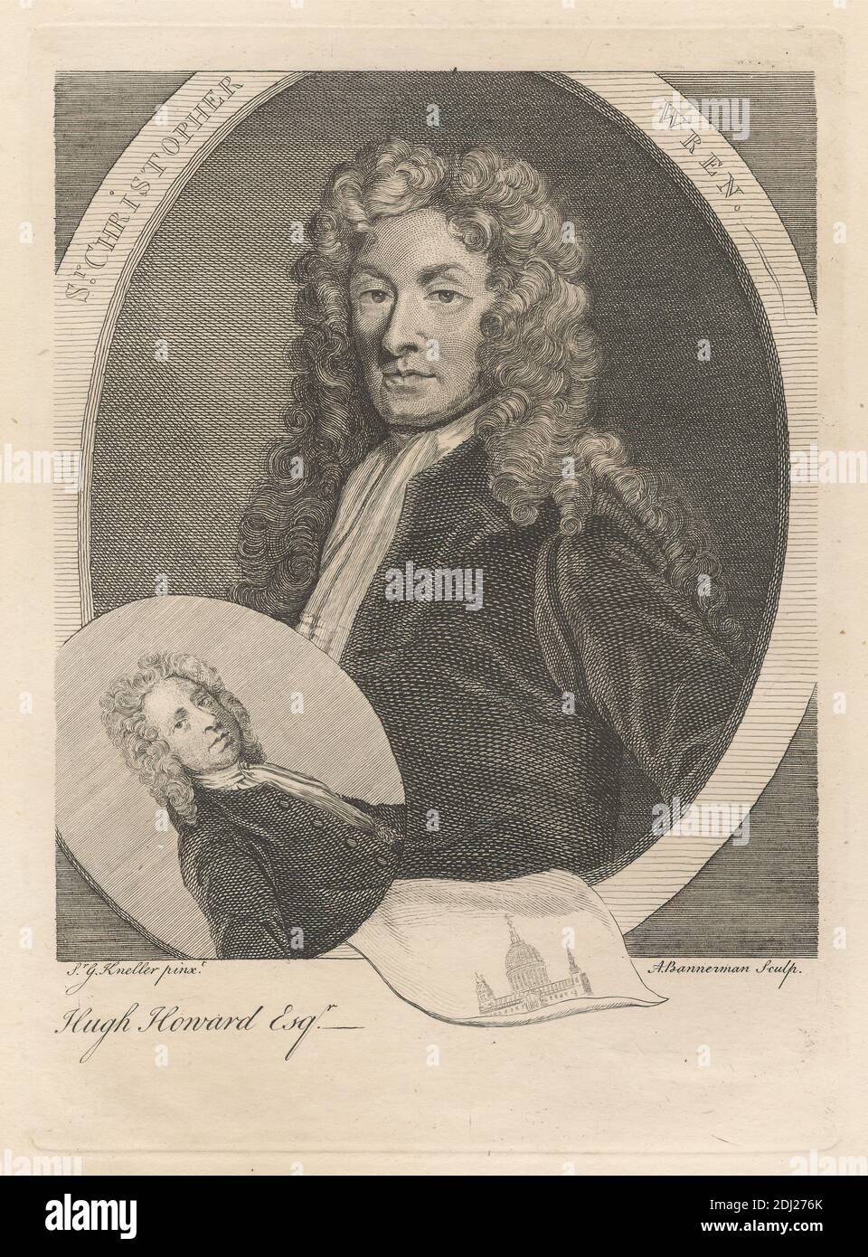 Sir christopher wren portrait hi-res stock photography and images - Alamy