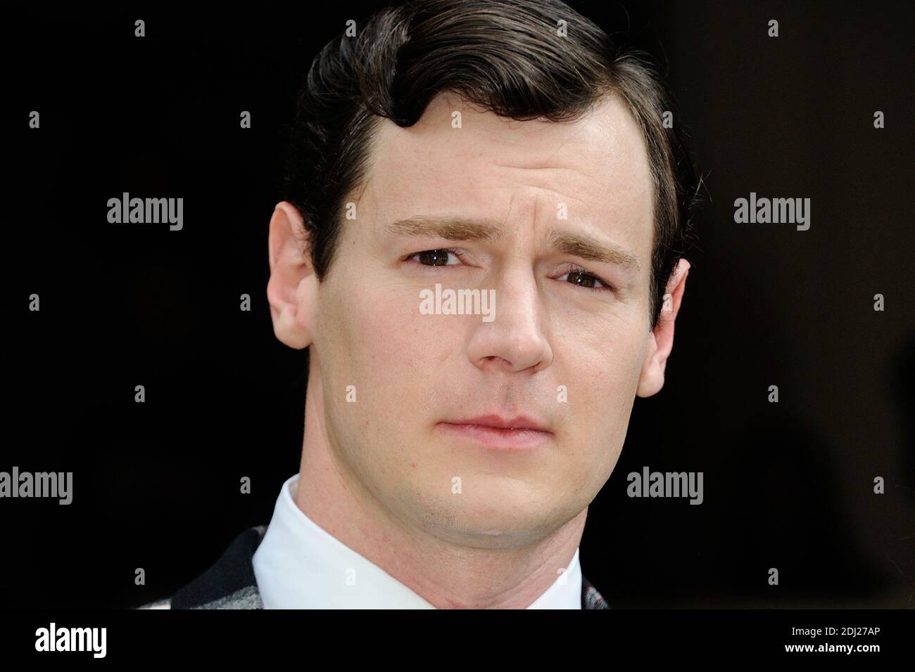 Benjamin Walker arriving at the Valentino show during Paris Men's ...