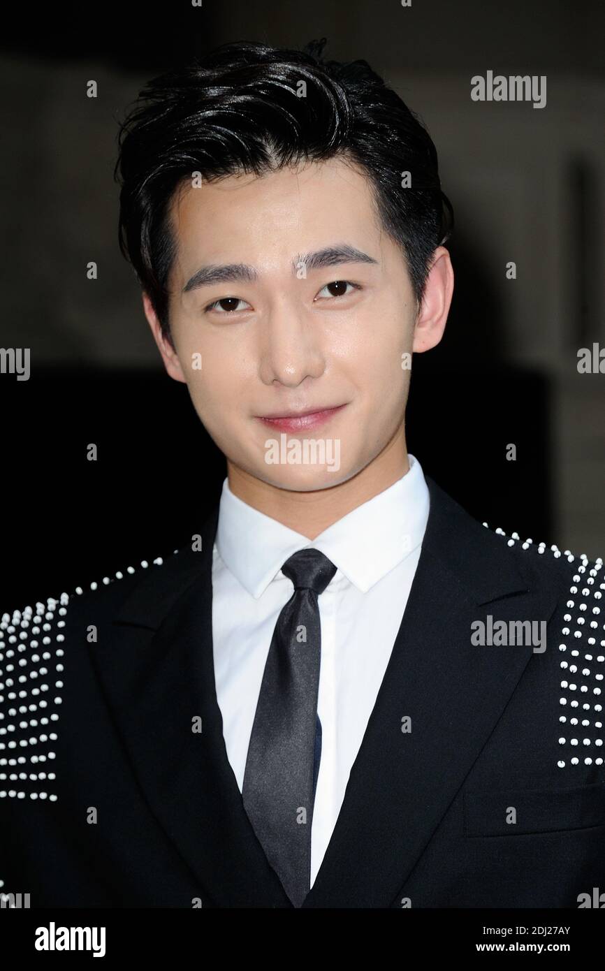 Actor Yang Yang arriving at the Valentino show during Paris Men's ...