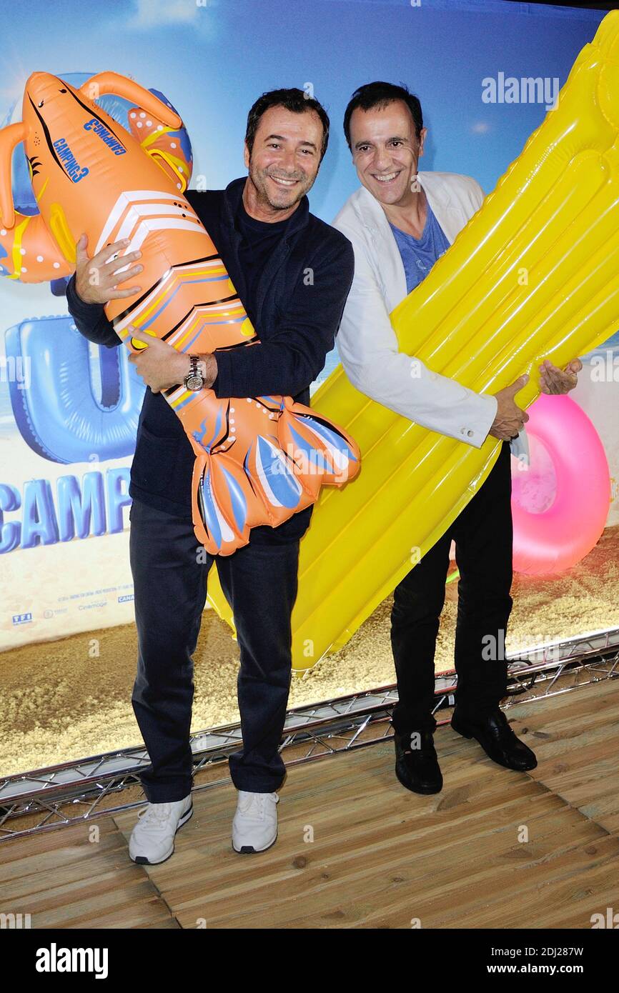 Bernard Montiel et Thierry Beccaro assistent a l'avant-premiere du film ...