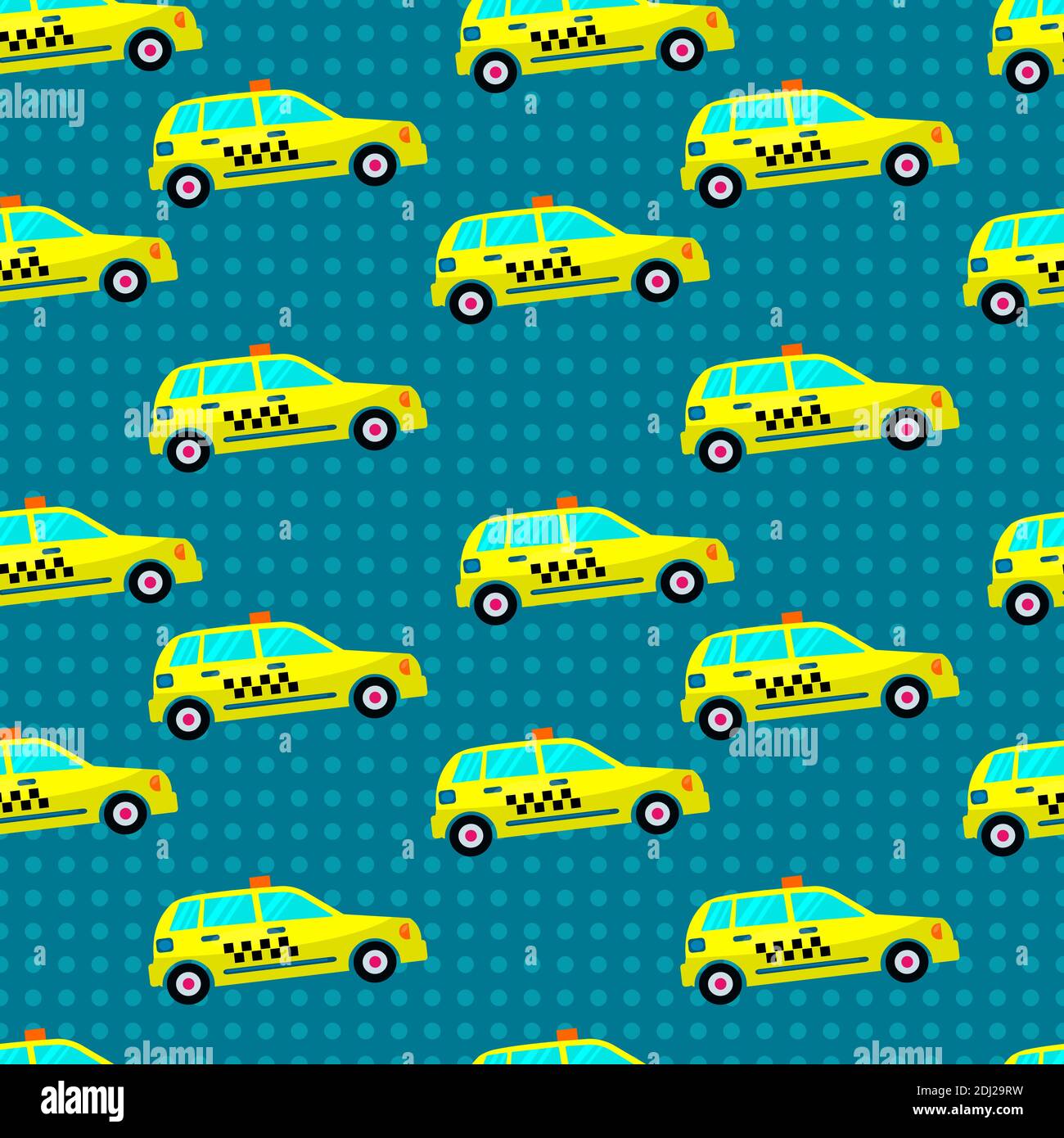 taxi car seamless pattern vector illustration Stock Vector Image & Art ...