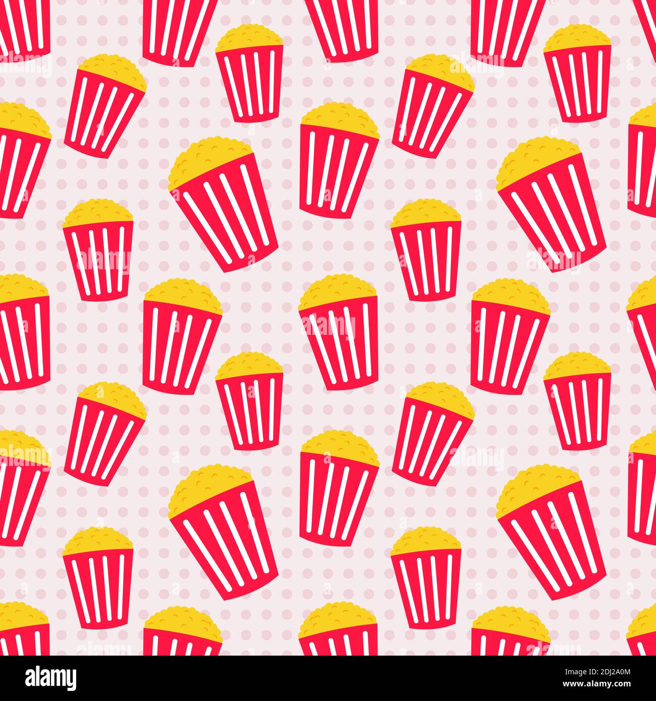 popcorn seamless pattern vector illustration Stock Vector Image & Art ...