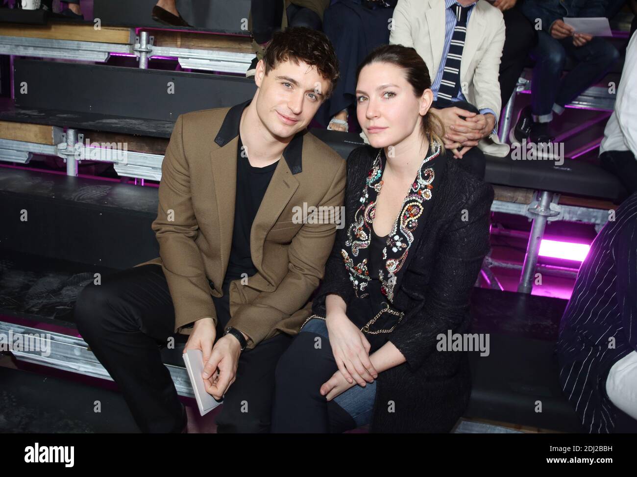 Son of Jeremy Irons, Max Irons and his companion Sophie Pera arriving ...