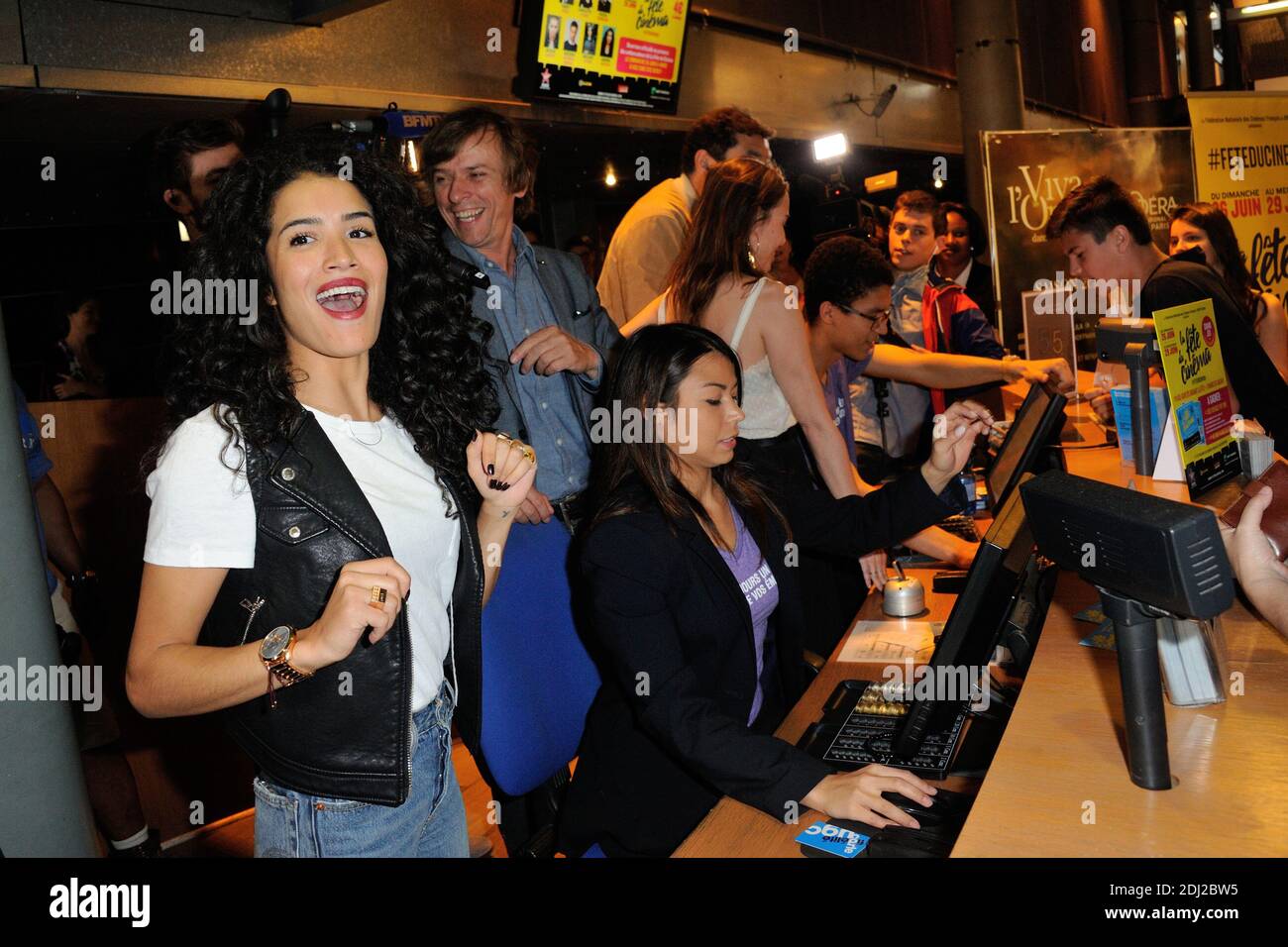 Sabrina Ouazani, Pascal Demolon, Ramzy Bedia assistent au lancement de ...