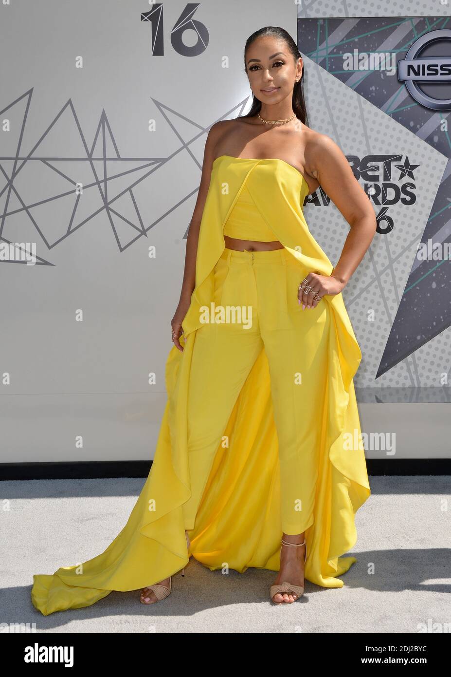Mya attends the 2016 BET Awards at Microsoft Theater on June 26, 2016 ...