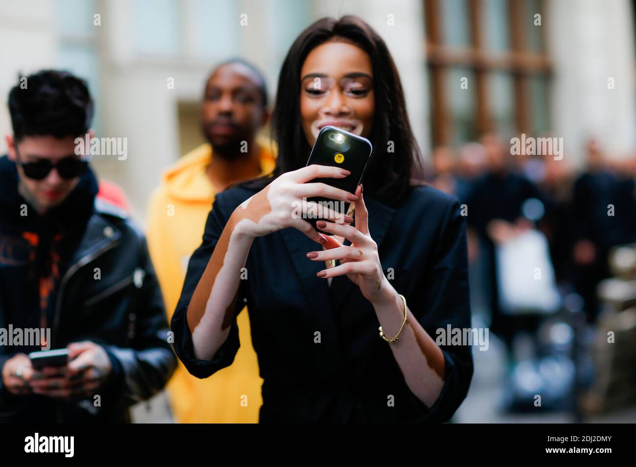 Street style, Canadian model Chantelle Brown-Young aka Winnie Harlow ...