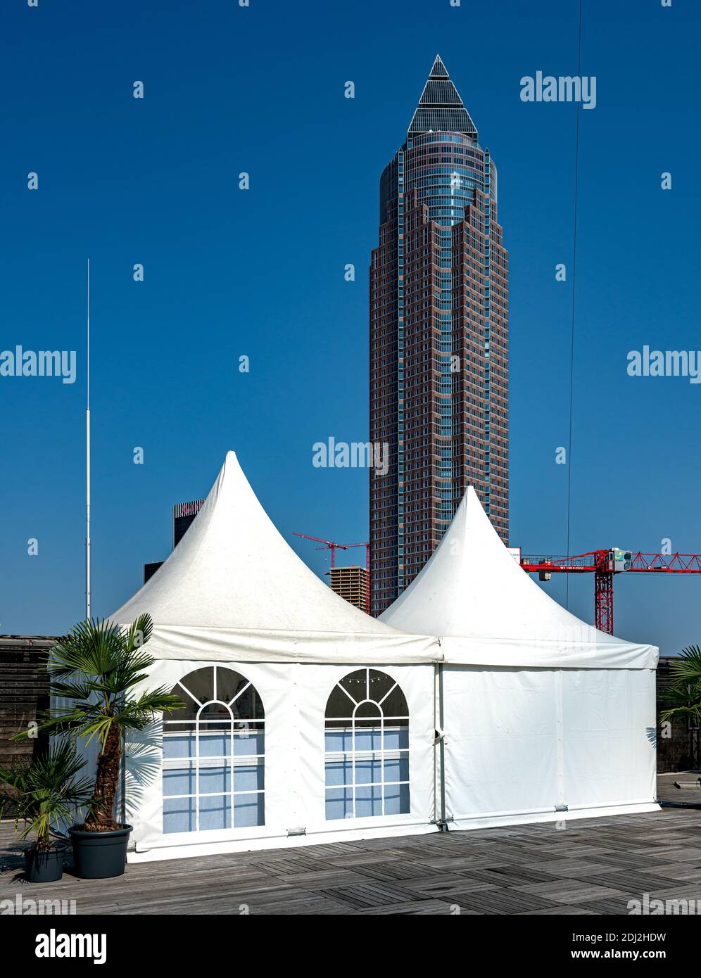 Messeturm In Frankfurt Stock Photo - Alamy